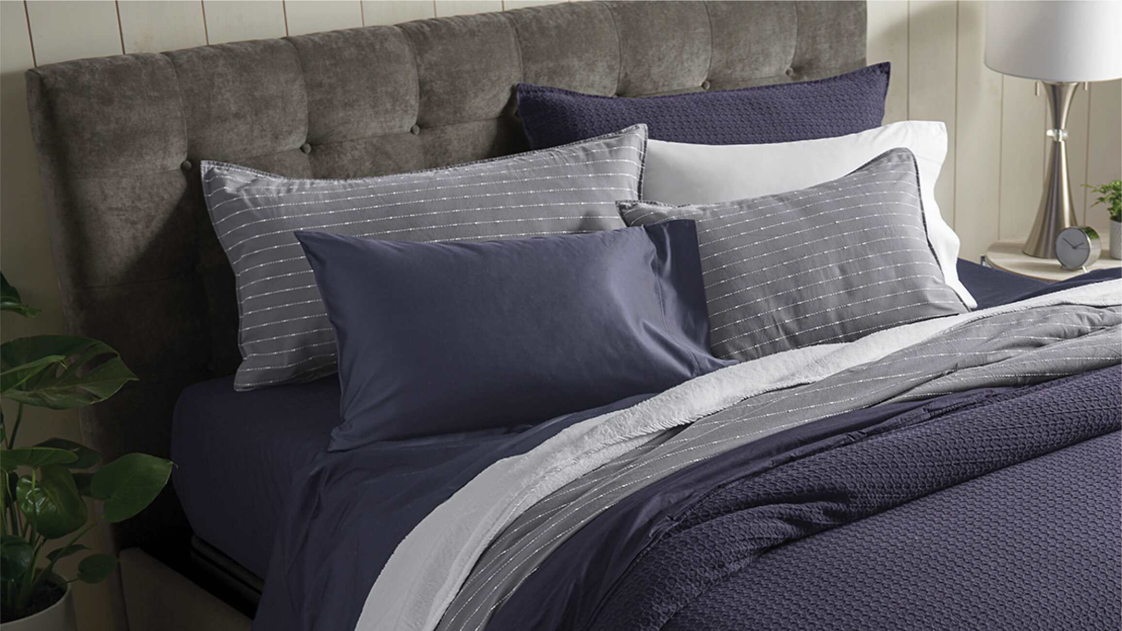 Modern Upholstered Headboard | Bedroom Furniture | Sleep Number