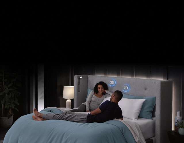 Headboard for sleep number king bed store